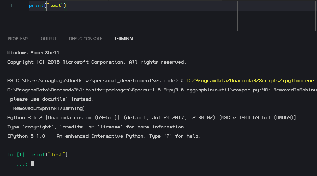 Send Extra Newline For Run Selection Line In Python Terminal To
