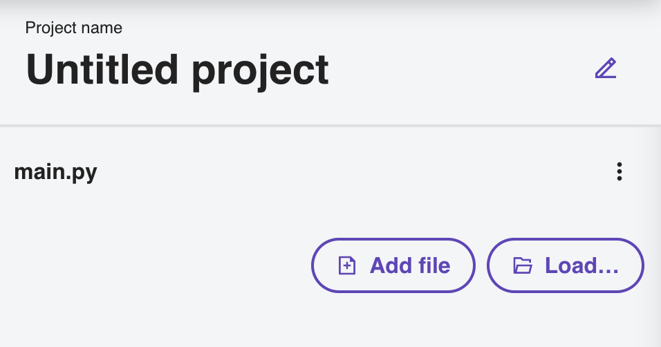 `Projects` -> `Add file` might be interpreted as "upload/load file" · Issue #761 · microbit ...