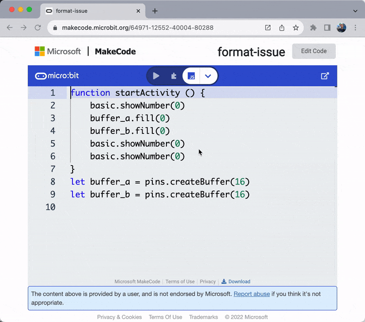 Code malformed when "grey blocks" are switched from blocks to Javascript · Issue #5374 ...