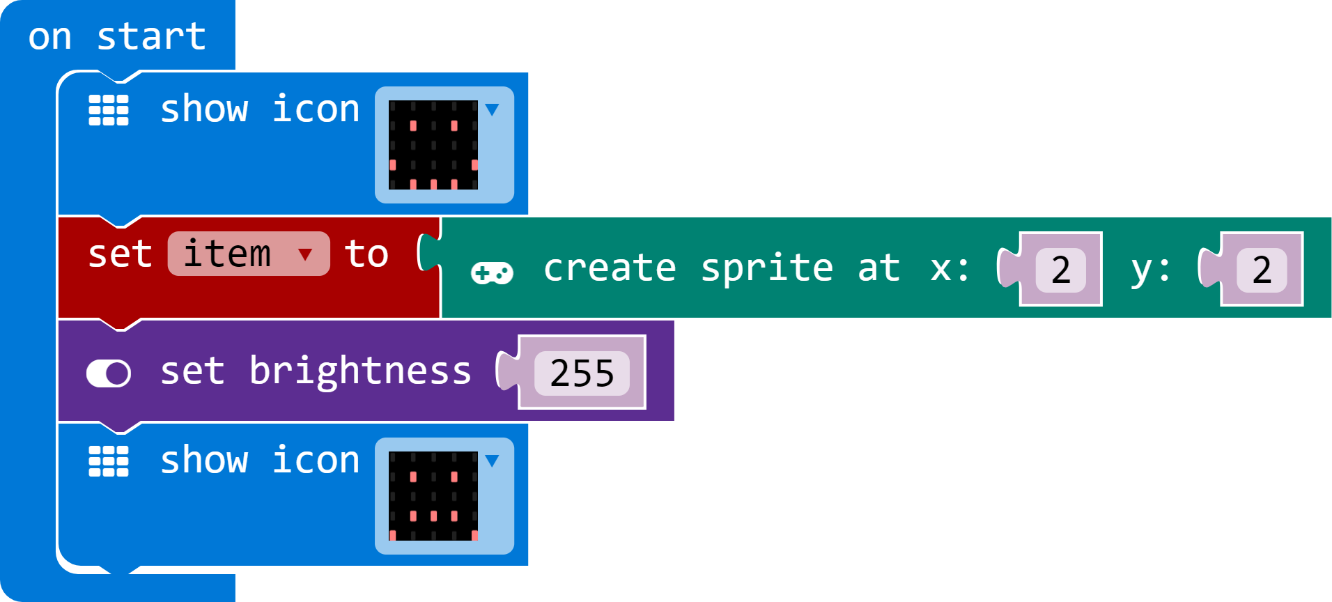 Icon brightness very dim when sprite is created