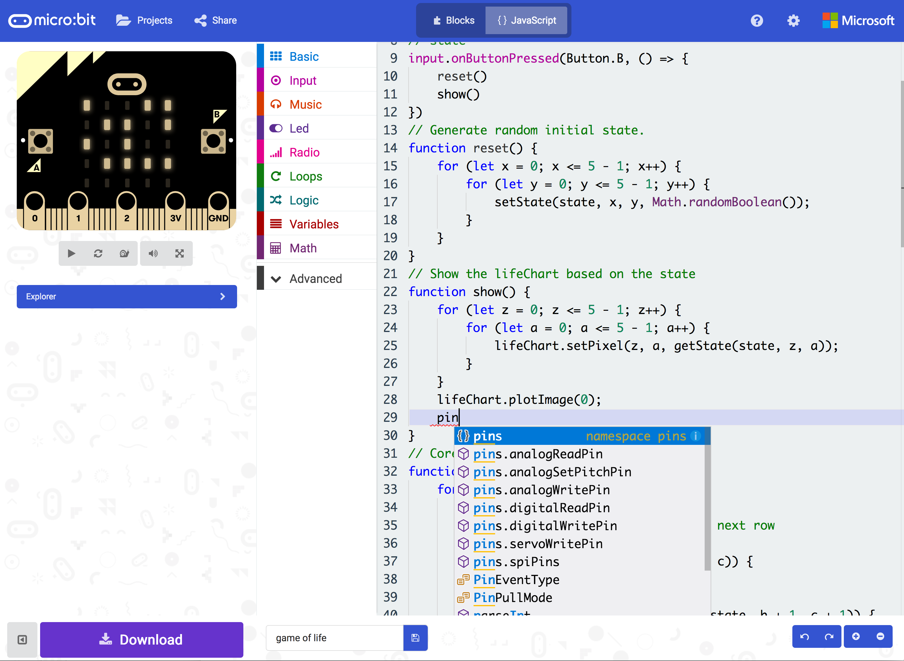 Code completion suggestion dropdown/widget covered by bottom row · Issue #683 · microsoft/pxt ...