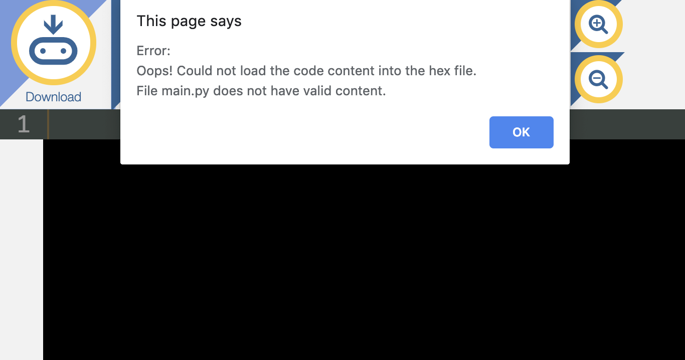 Fs Feature Suggestion An Empty Script Should Download Just The Micropython Hex · Issue 97