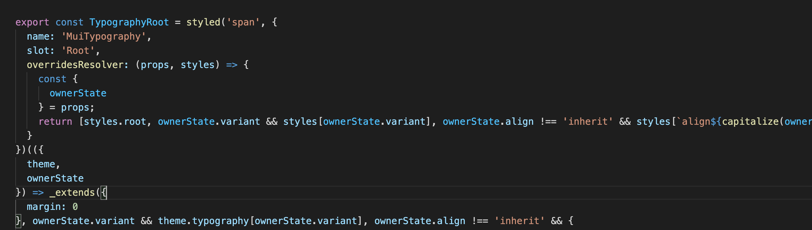 [Typography] `margin` property is attached to root style by default · Issue #30360 · mui ...