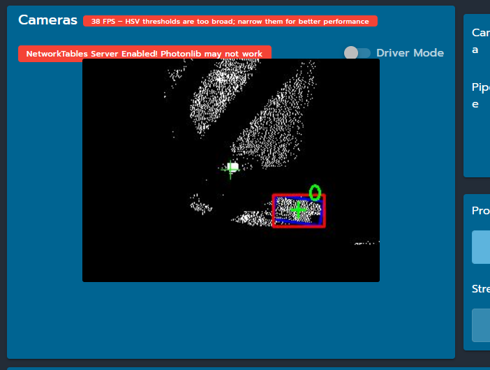 Cameras Card Title Overflows · Issue 356 · Photonvision Photonvision · Github