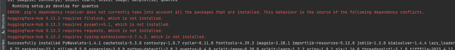 Huggingface Pip Dependency Issue Python 38 · Issue 261 · Understandable Machine Intelligence 