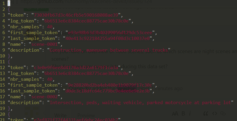 Is there an overview of different scenarios? · Issue #124 · nutonomy/nuscenes-devkit · GitHub