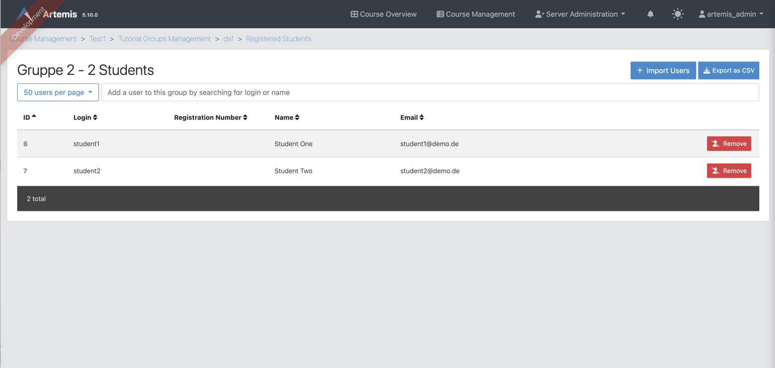 `Tutorial groups`: Allow instructors to create tutorial groups by stefanwaldhauser · Pull ...