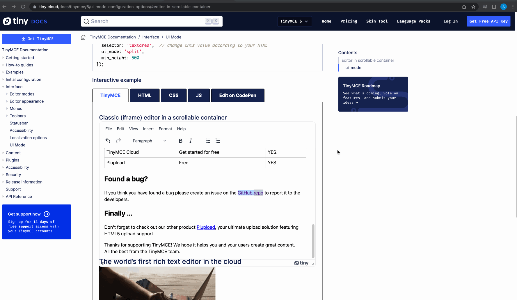 Scroll position jumping on context menu shortcut key press if scroll bar is visible · Issue ...