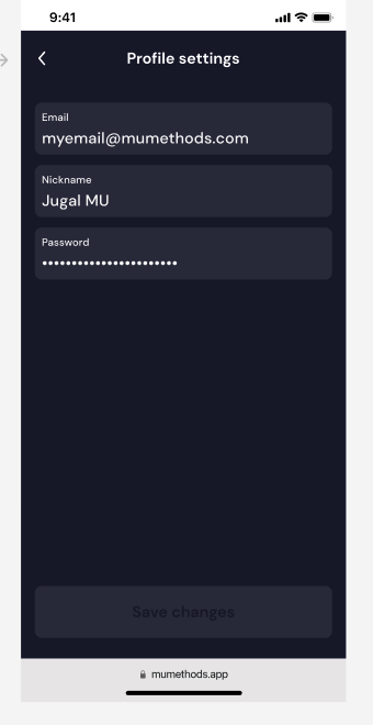 Mu Api Connect Update Profile Button To Sdk Issue 39 Reneesauce