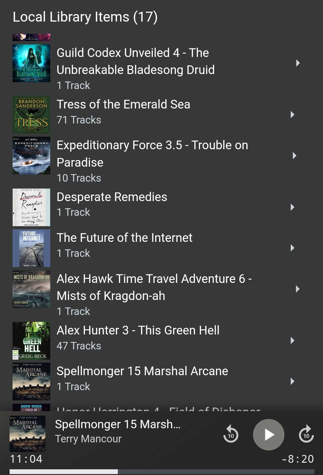 "Now playing" bar covers local media list items · Issue #592 · advplyr/audiobookshelf-app · GitHub