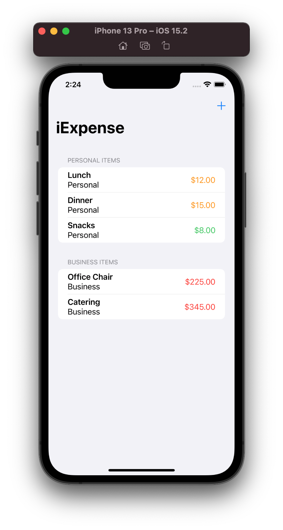 GitHub - mleers/iExpense: iOS expense recording app