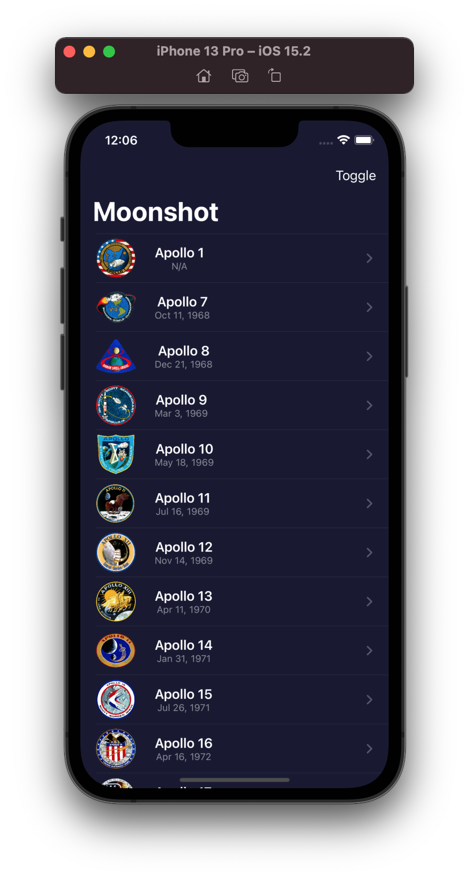 GitHub - mleers/Moonshot: Educational iOS app that teaches about the missions and astronauts ...