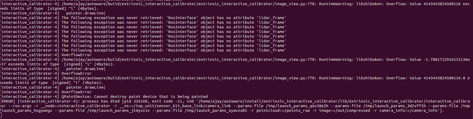 How to input object and image points to Extrinsic Interactive ...