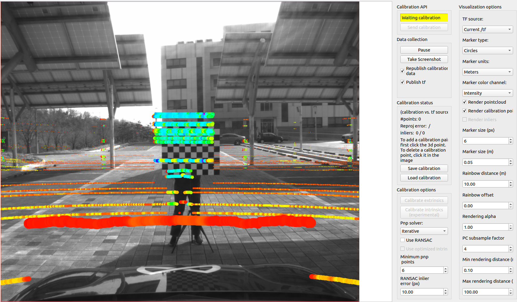 How to input object and image points to Extrinsic Interactive Calibration (camera-lidar) · Issue ...