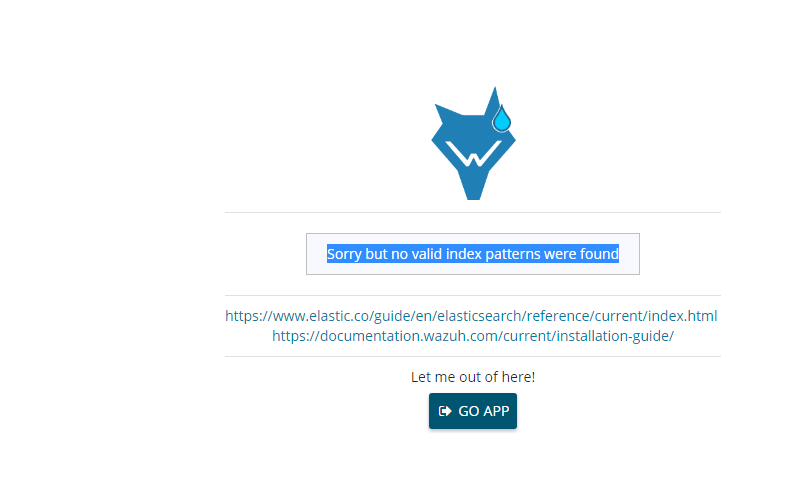 The Selected Index Pattern Is Not Present · Issue 1444 · Wazuhwazuh · Github