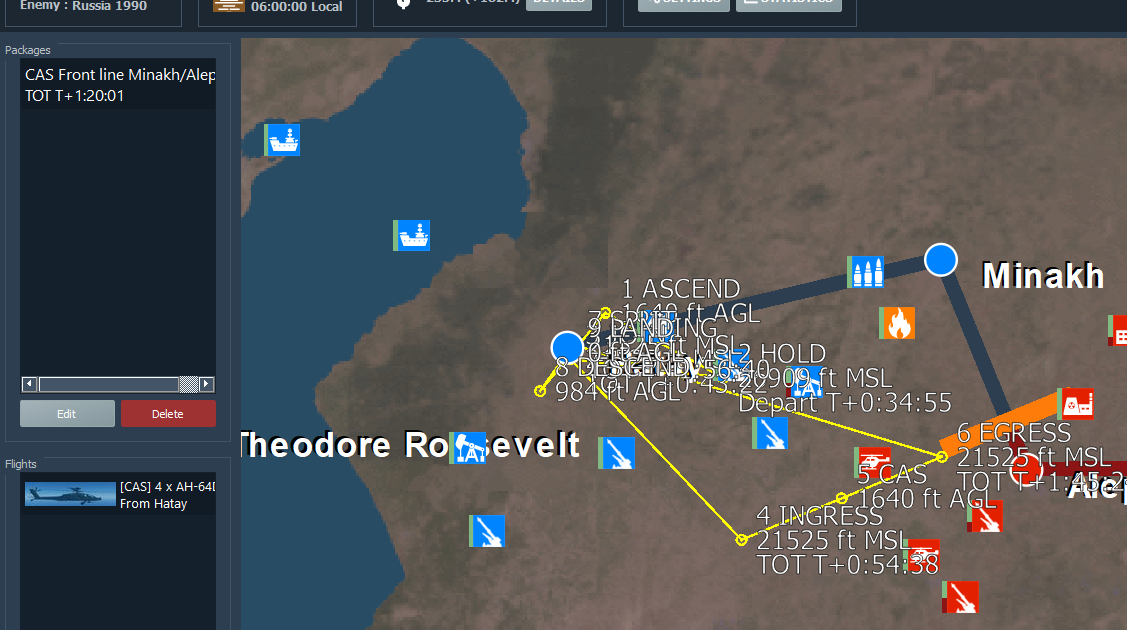 Odd flightplan passing through other airfield before ingressing · Issue ...