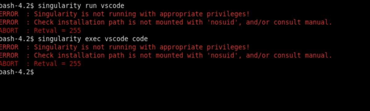 VSCode container does not run from a nfs · Issue #226 · Characterisation-Virtual-Laboratory ...