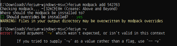 curseforge modpacks won't be downloaded · Issue #160 · gorilla-devs/ferium · GitHub