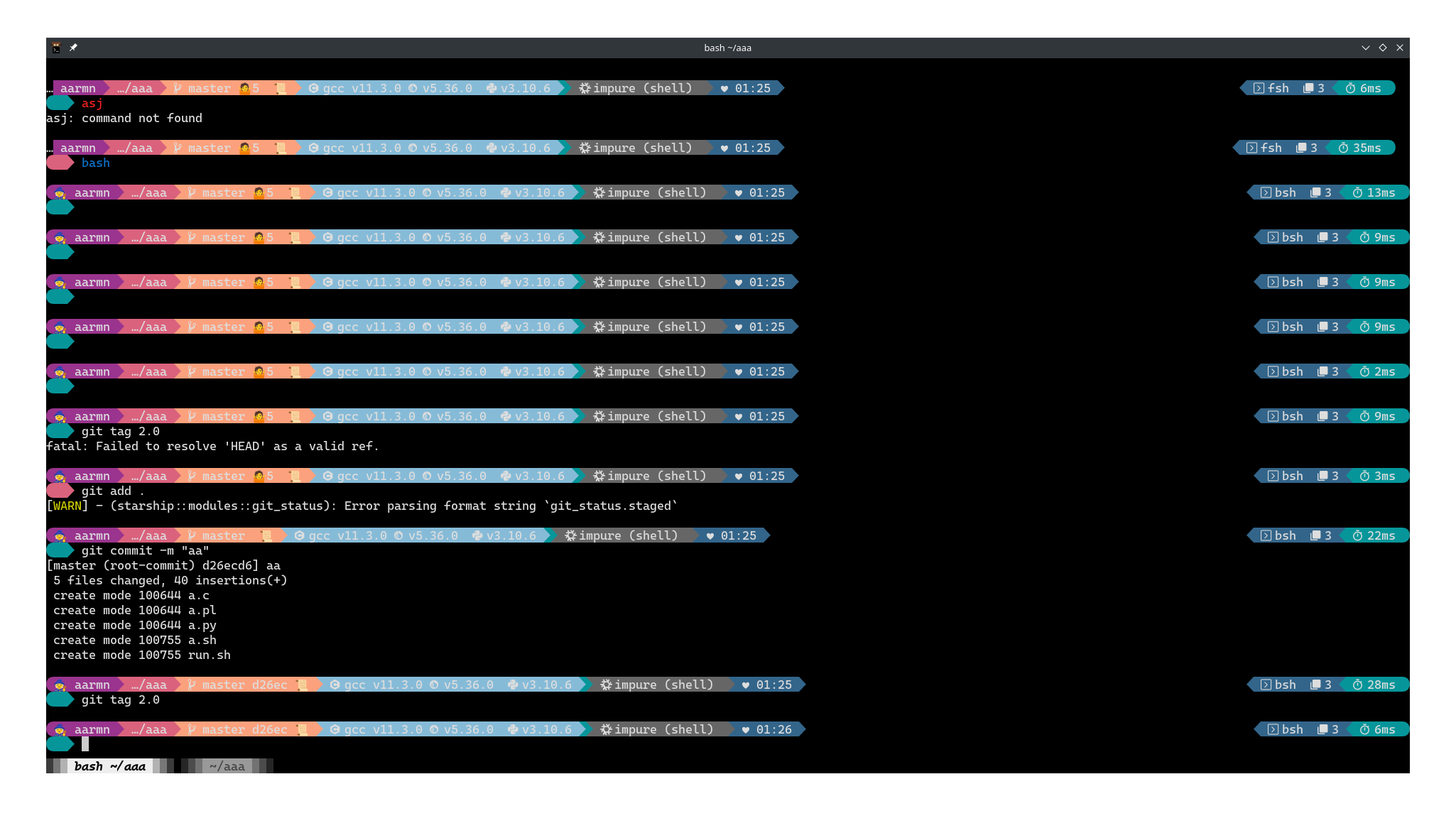 Starship fill is not working as expected on fish · Issue #4425 · starship/starship · GitHub