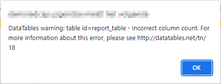 Bug: DataTables warning when displaying report with checkbox on repeating instrument/event ...