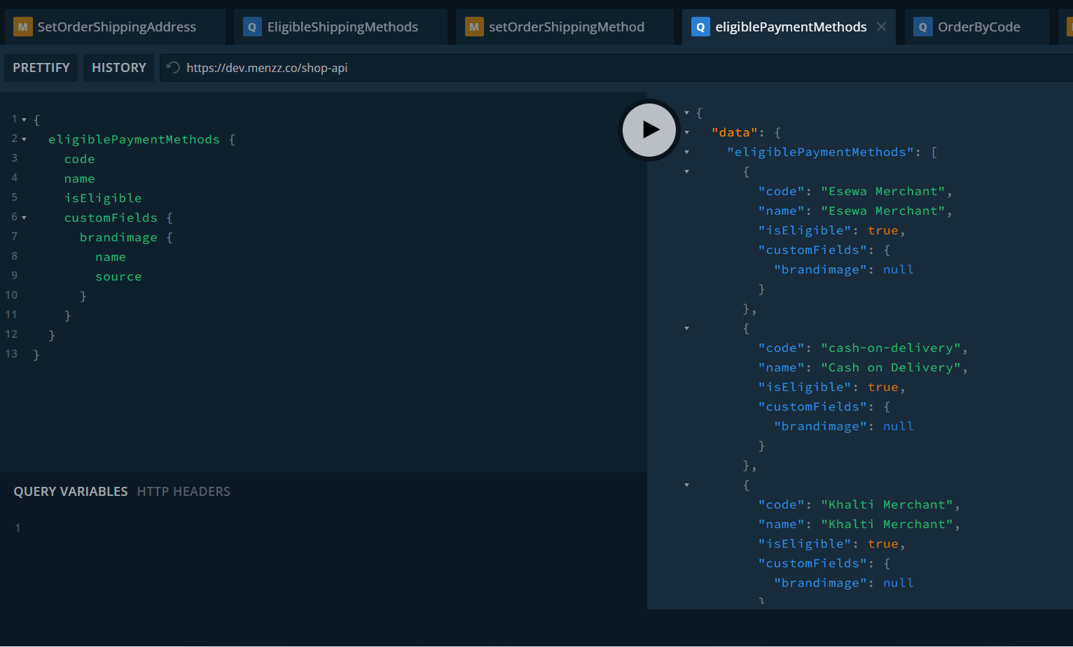 Payment Method Custom Field Asset returning null in api · Issue #1610 · vendure-ecommerce ...