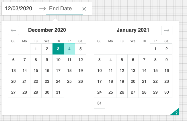 DateRangePicker: Clearing dates after selecting only startDate does not ...