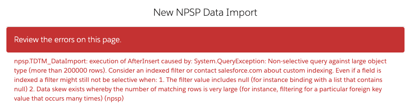 Batch Status Query Returns Non-Selective Query or 50,000 Row Limit Error in Customer Orgs with ...