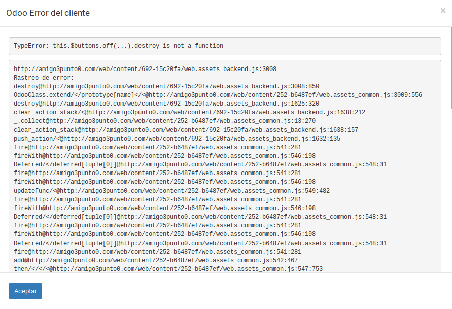 Odoo client error · Issue #17858 · odoo/odoo · GitHub