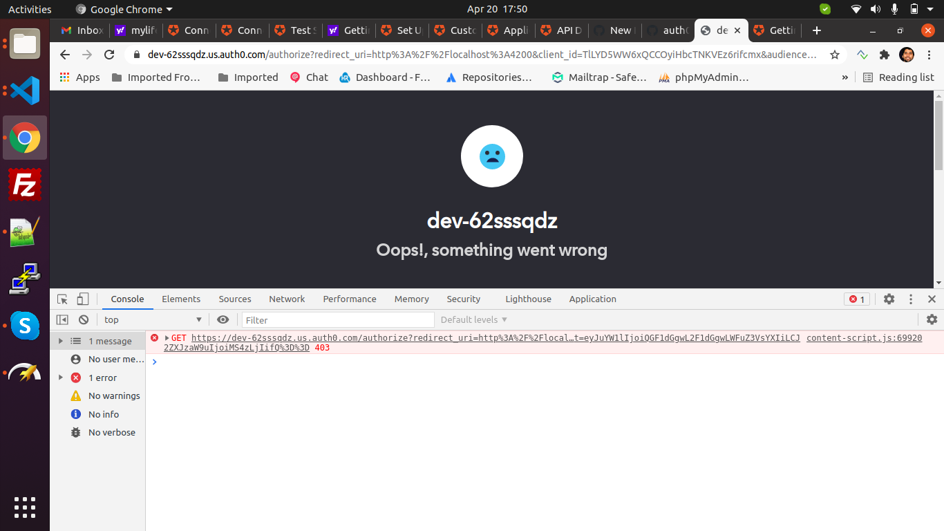 403 Error occured !! · Issue #231 · auth0-samples/auth0-angular-samples · GitHub