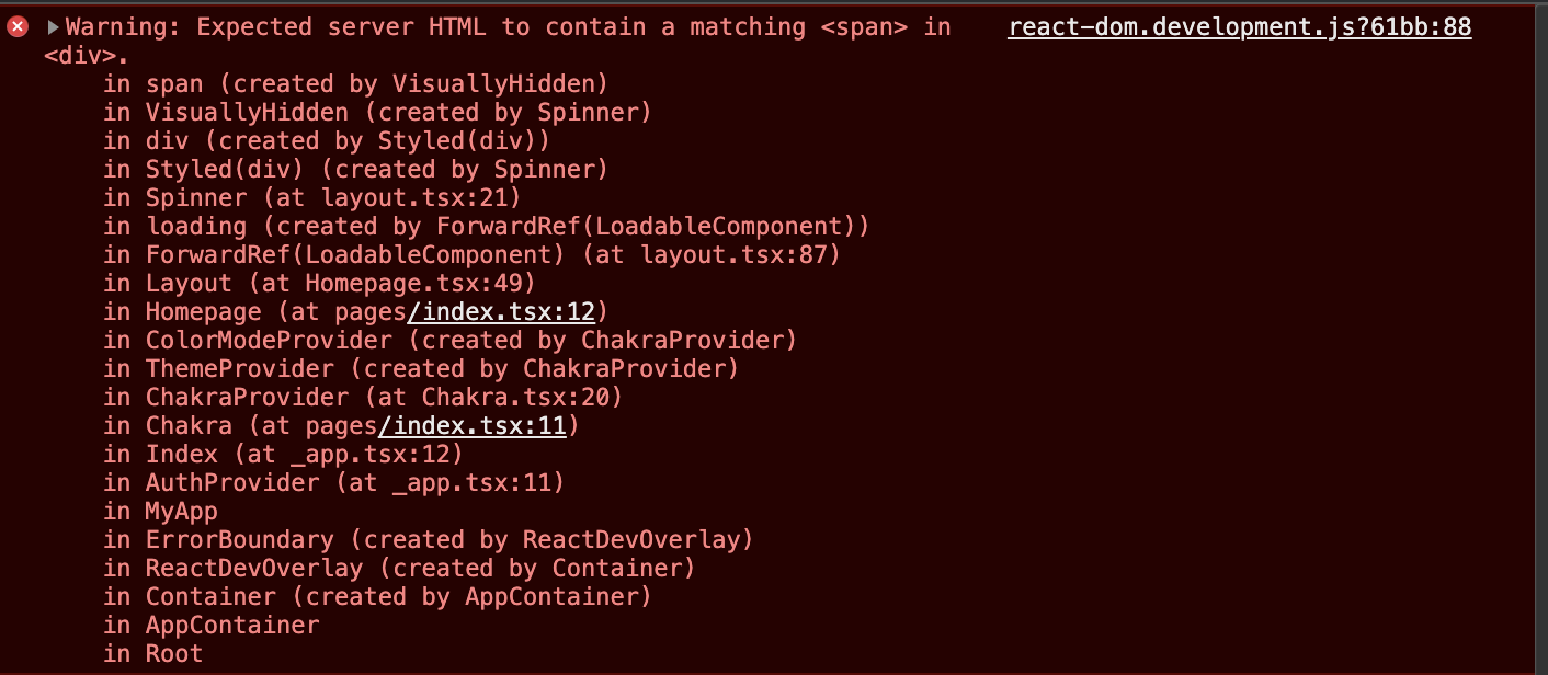 Expected Server Html To Contain A Matching In · Issue 3136 