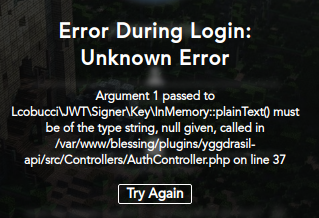 Yggdrasil-API - Lcobucci bug · Issue #95 · bs-community/blessing-skin-plugins · GitHub