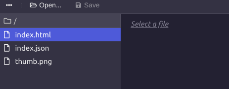 Editor doesn't work, always says "Select a file" · Issue #1594 · beakerbrowser/beaker · GitHub