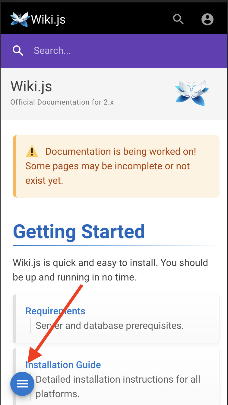 [2019 design] Mobile UI improvements · Issue #1441 · BookStackApp/BookStack · GitHub