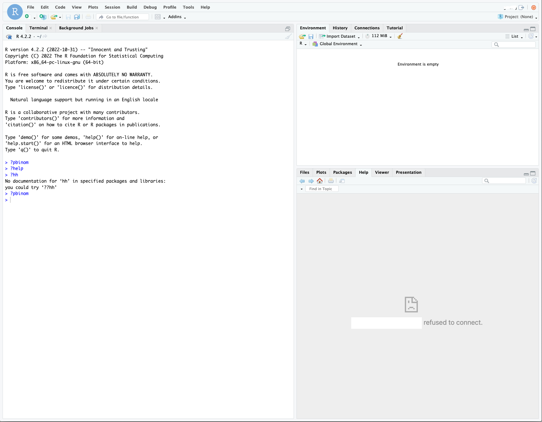 Help panel refused to connect · Issue #12402 · rstudio/rstudio · GitHub