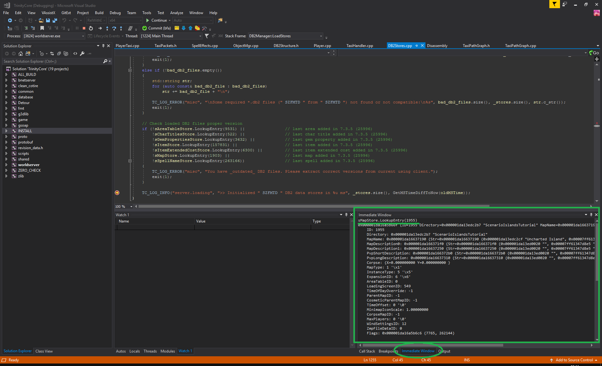 [BfA] Assertion failed: pointer LookupEntry(id) · Issue #22834 · TrinityCore/TrinityCore · GitHub