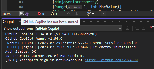 Can not use Copilot in VS2022 · community · Discussion #14239 · GitHub