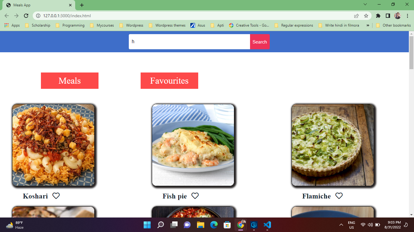 GitHub - Mayur121/Meals-app: A simple meals app using HTML, CSS & JavaScript.