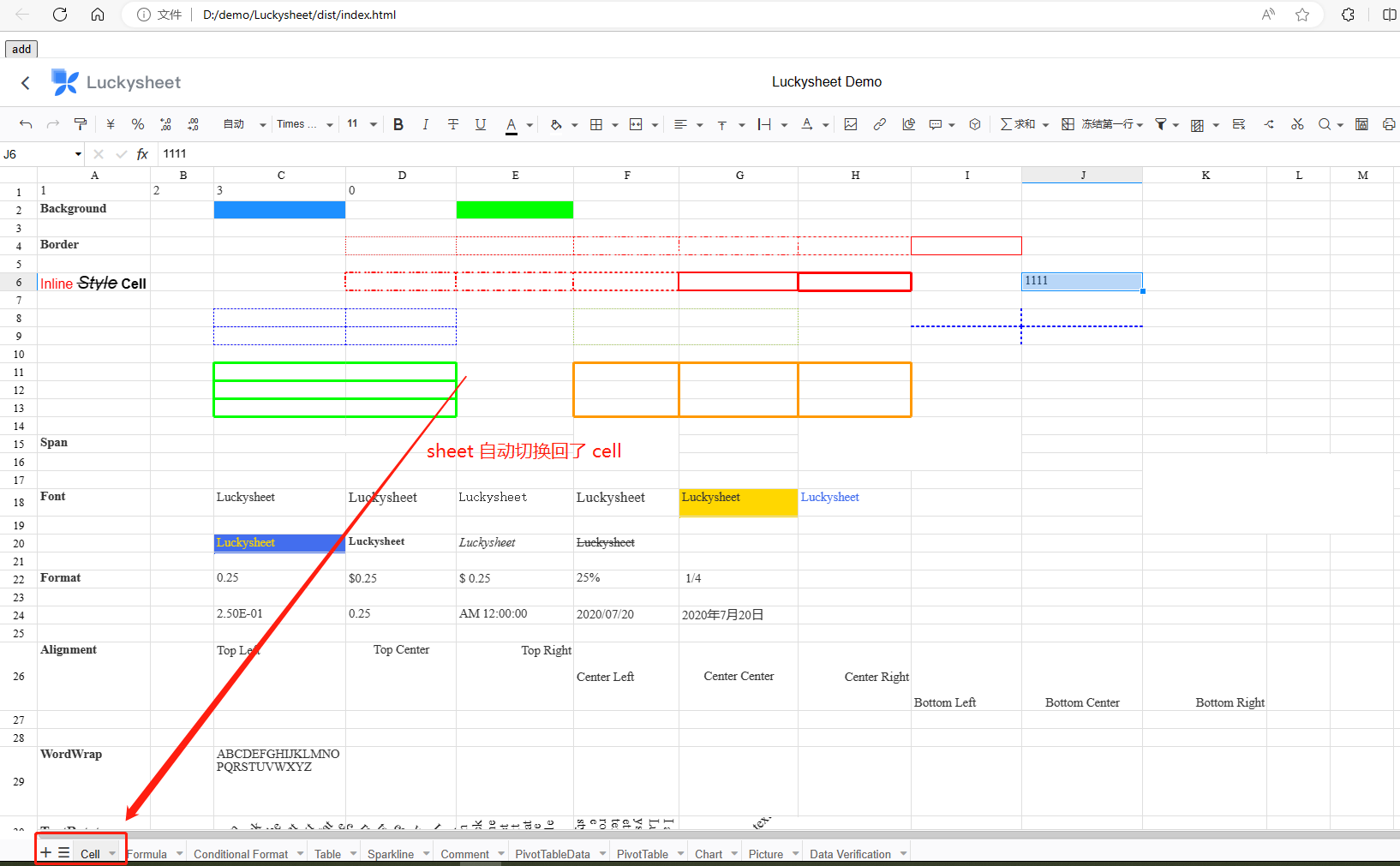 [BUG] api setCellValue sheet1 单元格输入值，切换到新sheet后 通过api setCellValue 设置公式是表格数据发生错乱。 · Issue #1383 ...