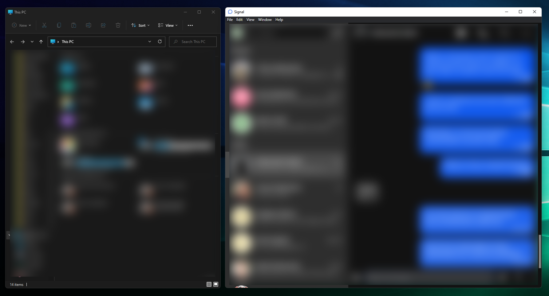 Title bar is white in Windows 11 with dark theme enabled · Issue #5536 · signalapp/Signal ...