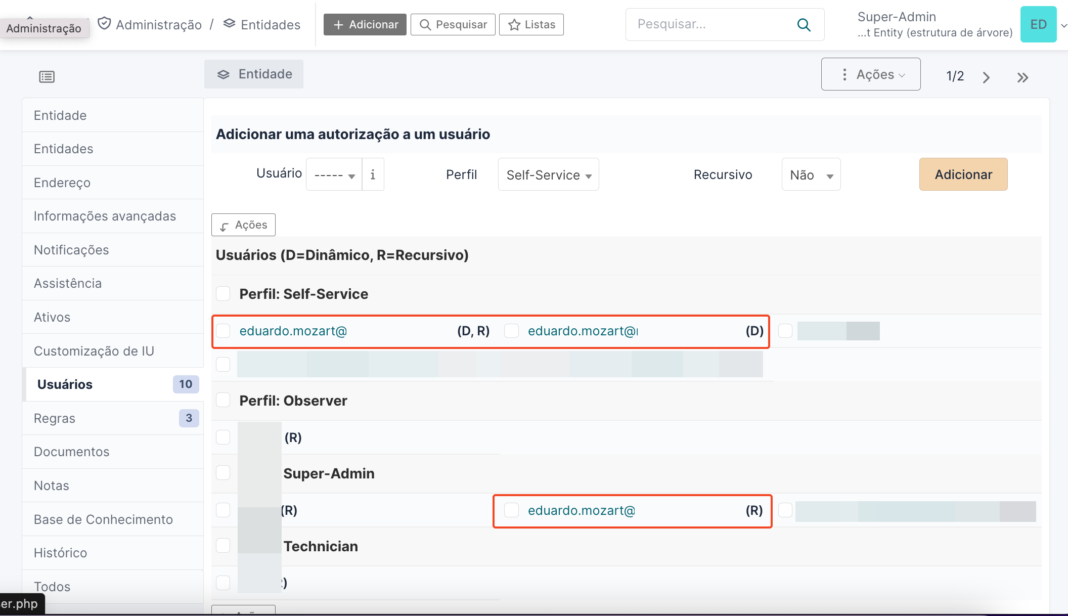 New entity isn't shown until Logoff/Logout · Issue #13541 · glpi-project/glpi · GitHub