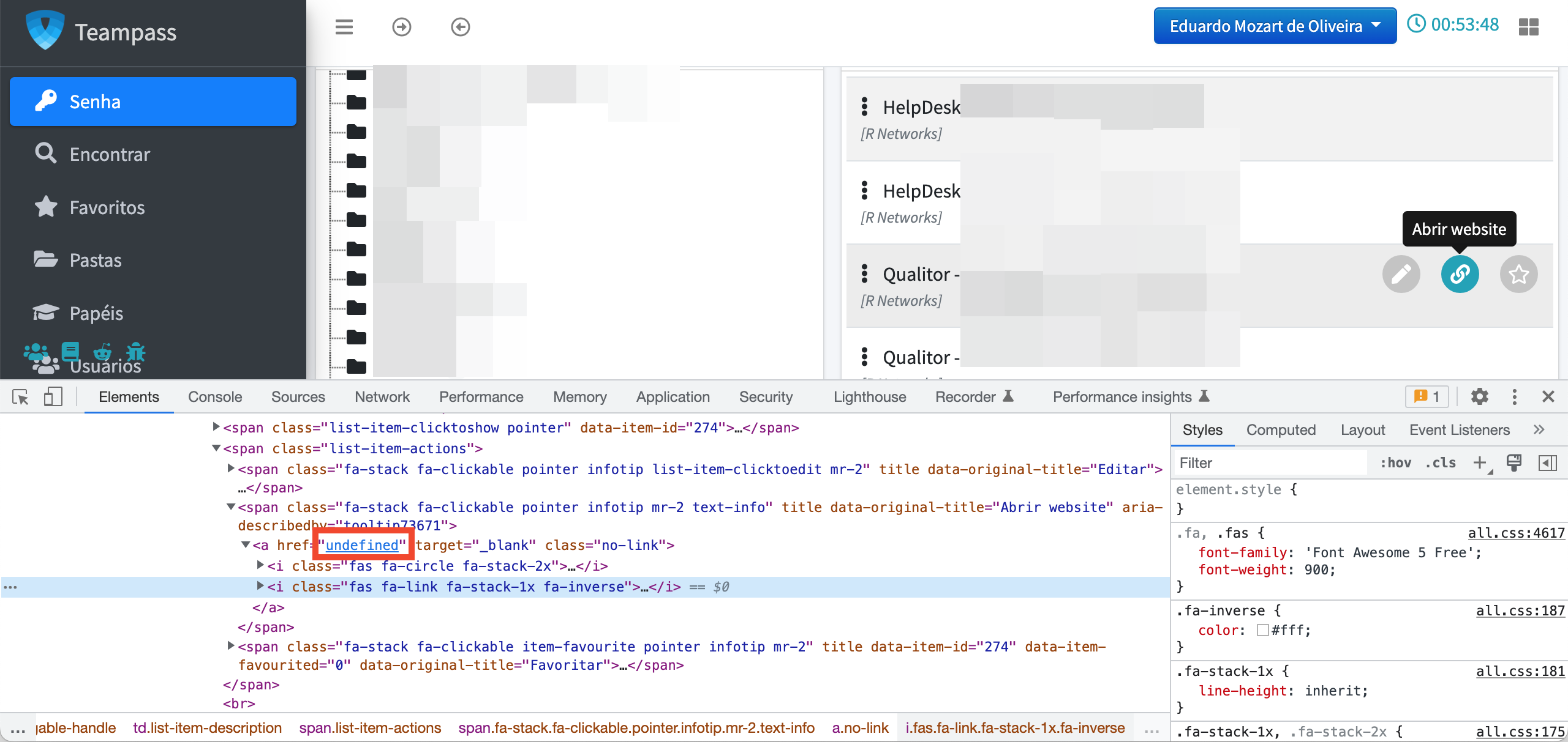 Undefined link when clicking into "Go to website" of an item · Issue ...