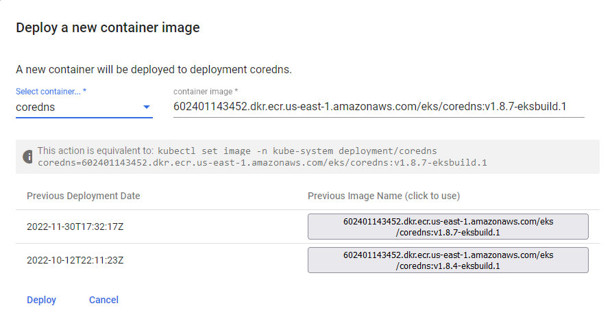 Ui For Kubectl Set Image Deploymentname Containernameimageurl · Issue 7576 · Kubernetes 