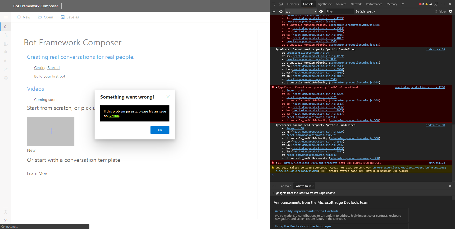 Docker Image Broken · Issue 2300 · Microsoft Botframework Composer · Github
