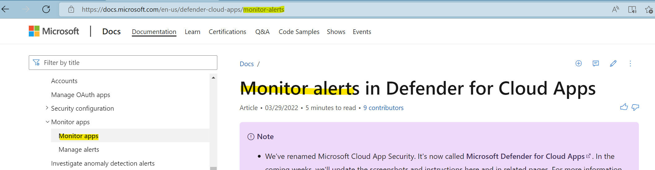 Wrong Title In Navigation · Issue 586 · Microsoftdocs Cloudappsecuritydocs · Github