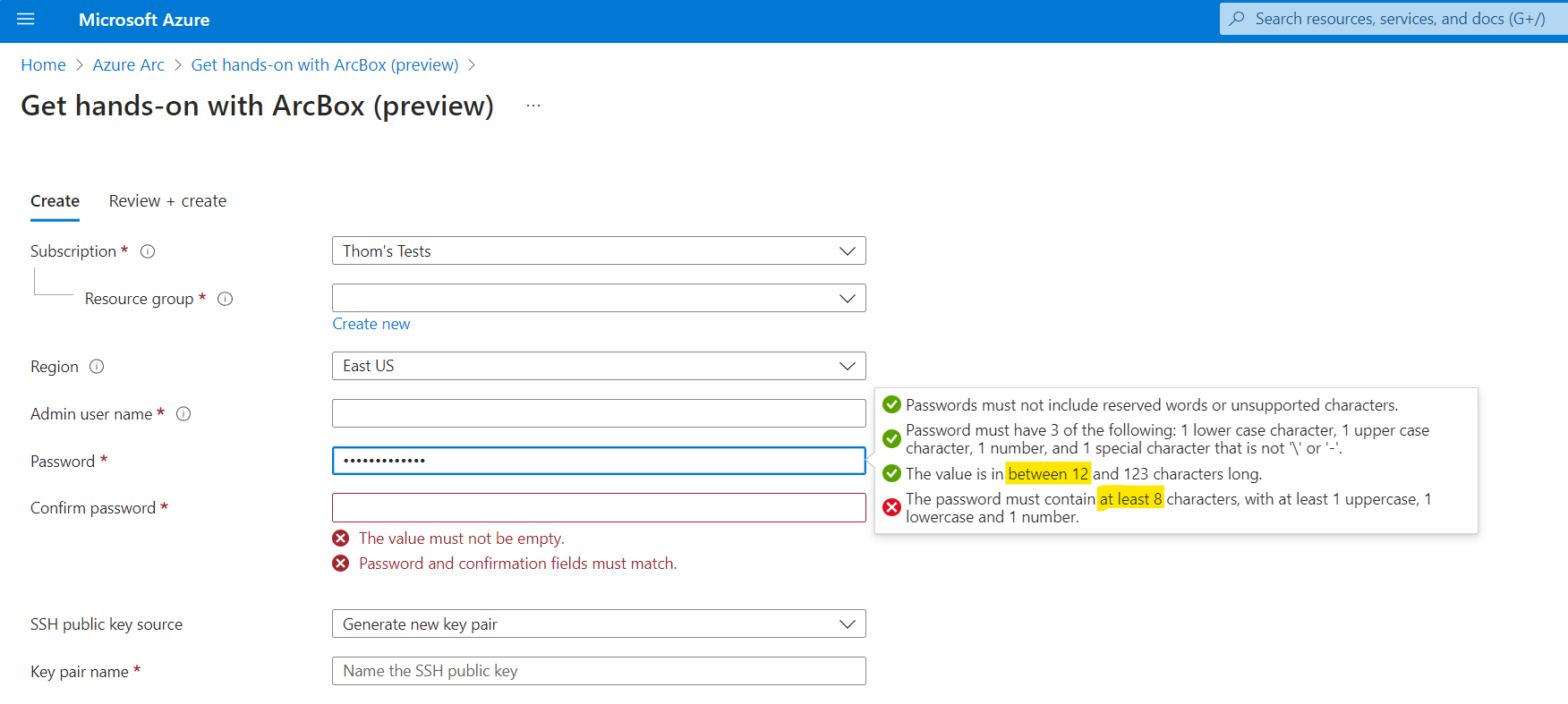 ArcBox Deployment Template Bad Passwords · Issue #1742 · microsoft/azure_arc · GitHub