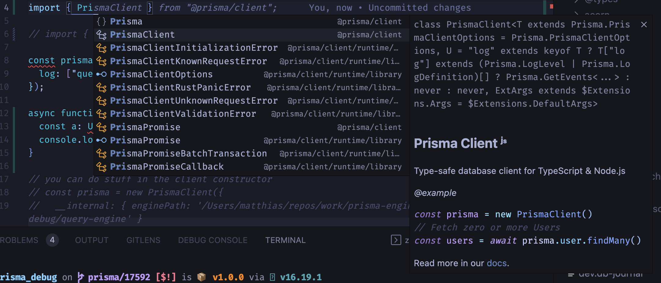 No autocompletion in VSCode for client types when using an output path in node_modules · Issue ...