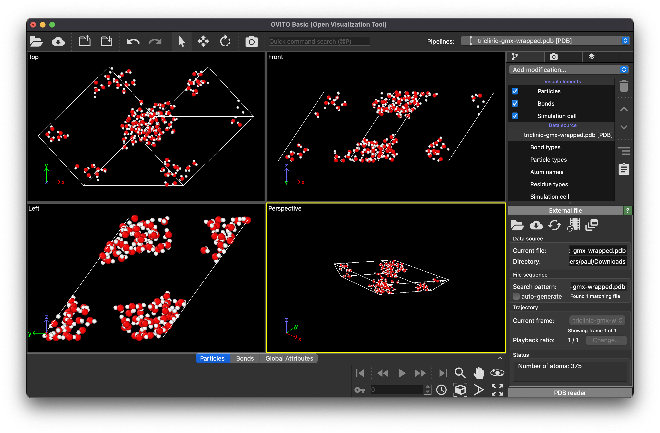 `AtomGroup.wrap()` leaves atoms outside the unit cell for triclinic boxes · Issue #4256 ...