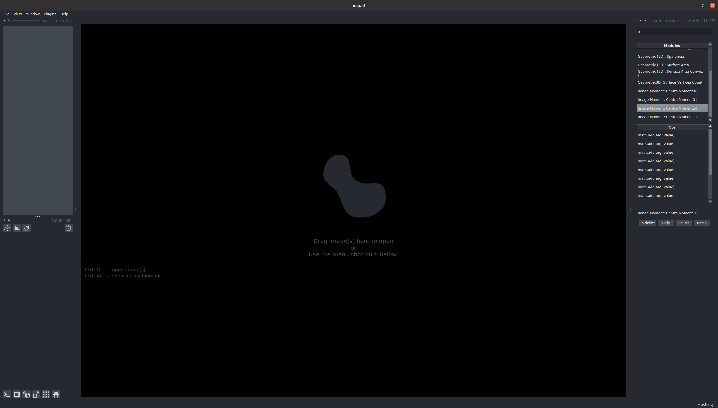 Persistent vs. Modal Initialization Widgets · Issue #66 · imagej/napari-imagej · GitHub