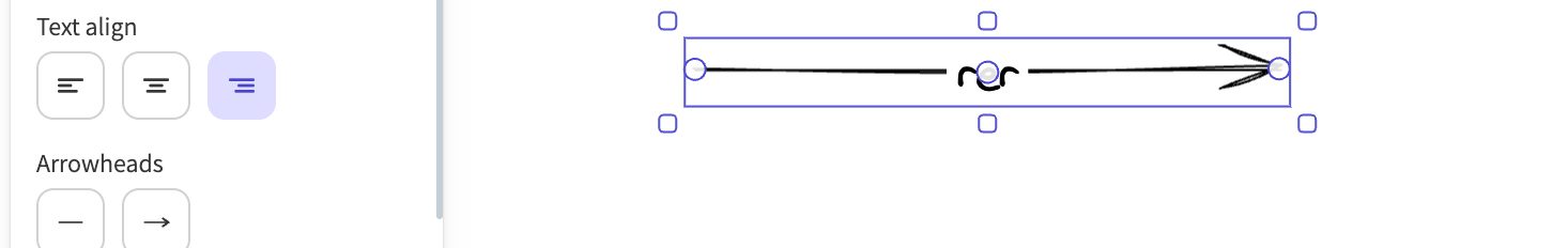 Text alignment of Arrow doesn't work. · Issue #6316 · excalidraw/excalidraw · GitHub
