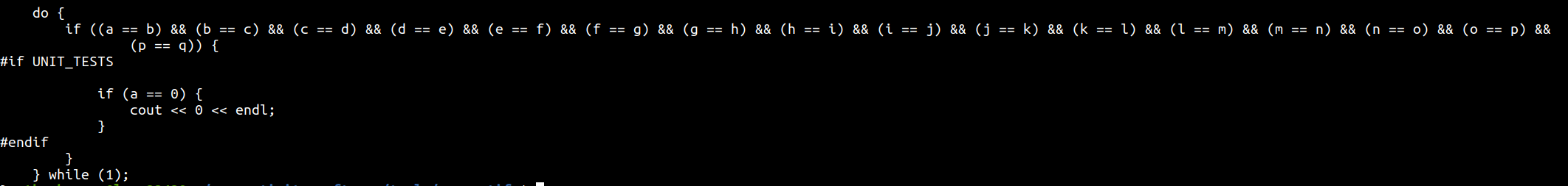 nl_squeeze_ifdef and nl_squeeze_ifdef_top_level not working when file contains statements (e.g ...